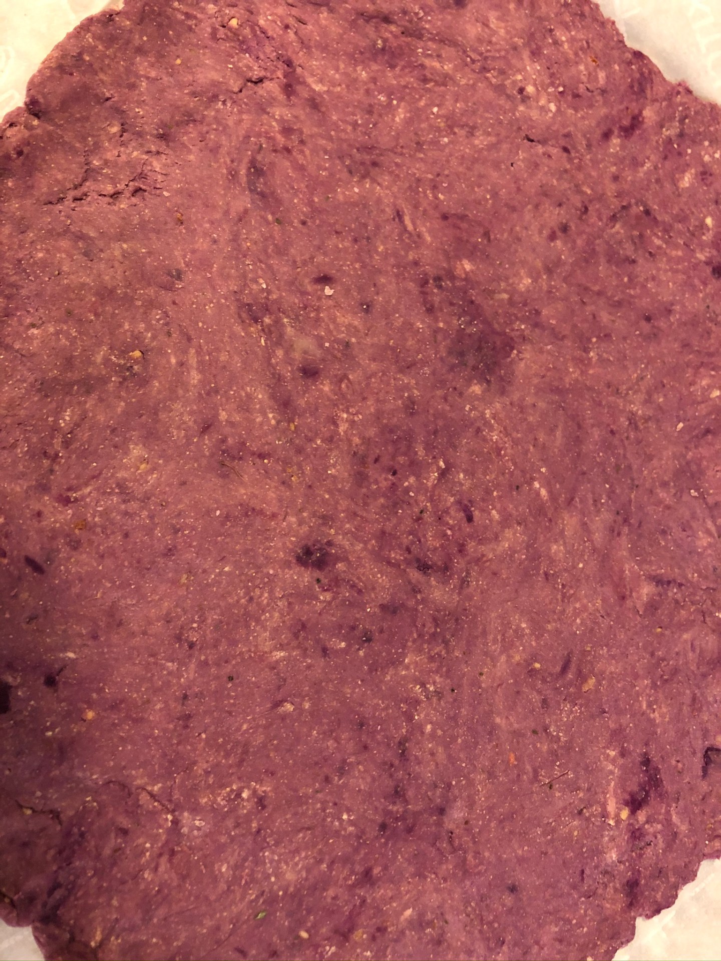 Sweet Purple Potato Crust Flat Pizza – Nat’s Noshes